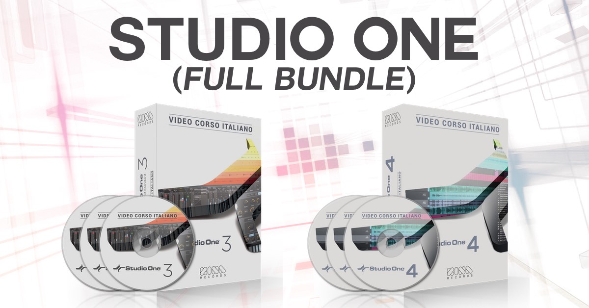 Video Corso Presonus Studio One (Full Bundle) - Kinarecords